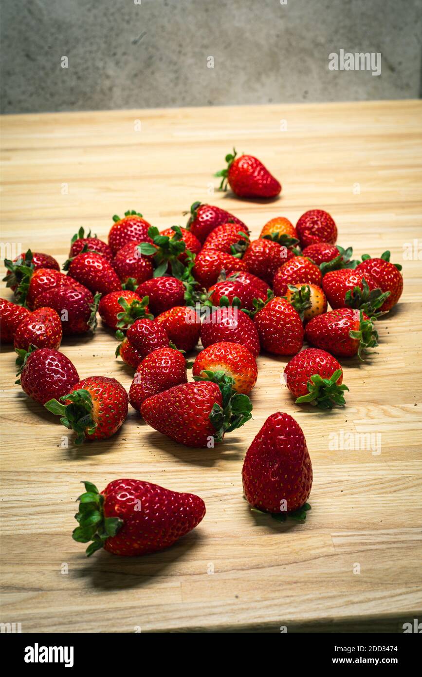 still life with fresh strawberry Stock Photo - Alamy