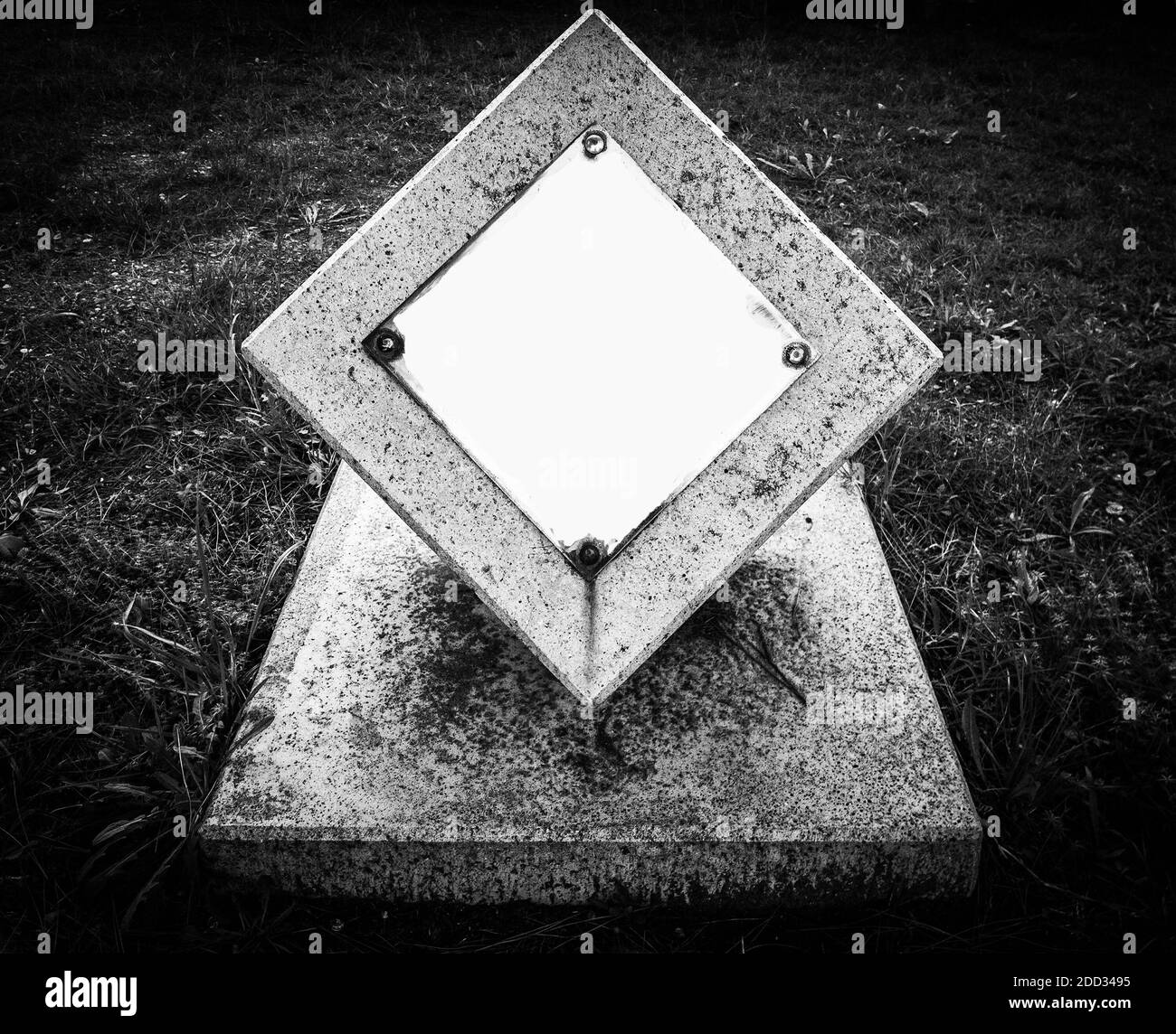 the tombstone or mini monument Stock Photo - Alamy