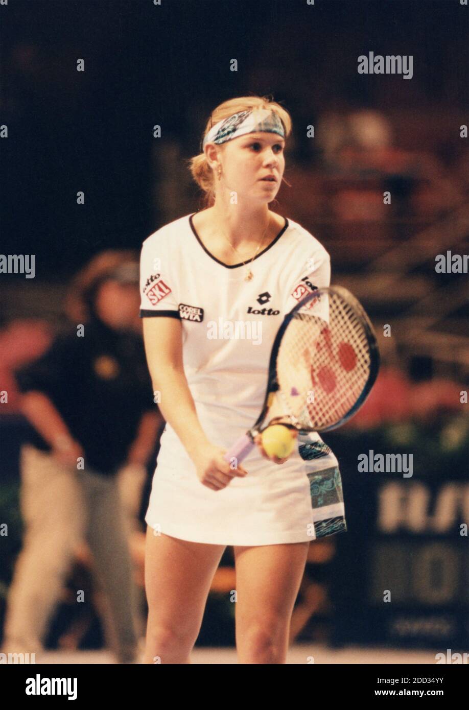 German tennis player Anke Huber, 1996 Stock Photo - Alamy