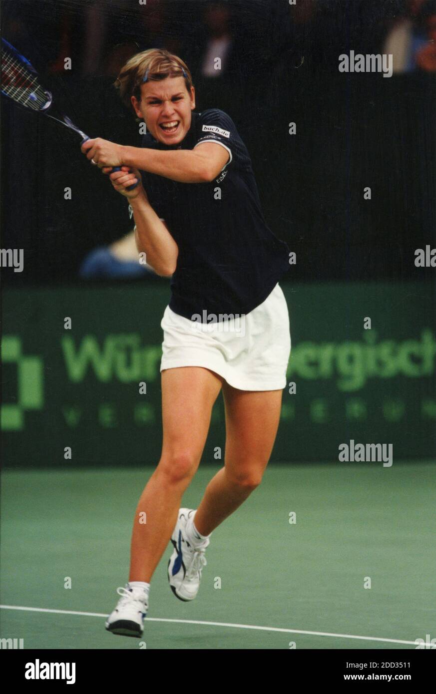 German tennis player Anke Huber, Filderstadt, Germany 1999 Stock Photo ...