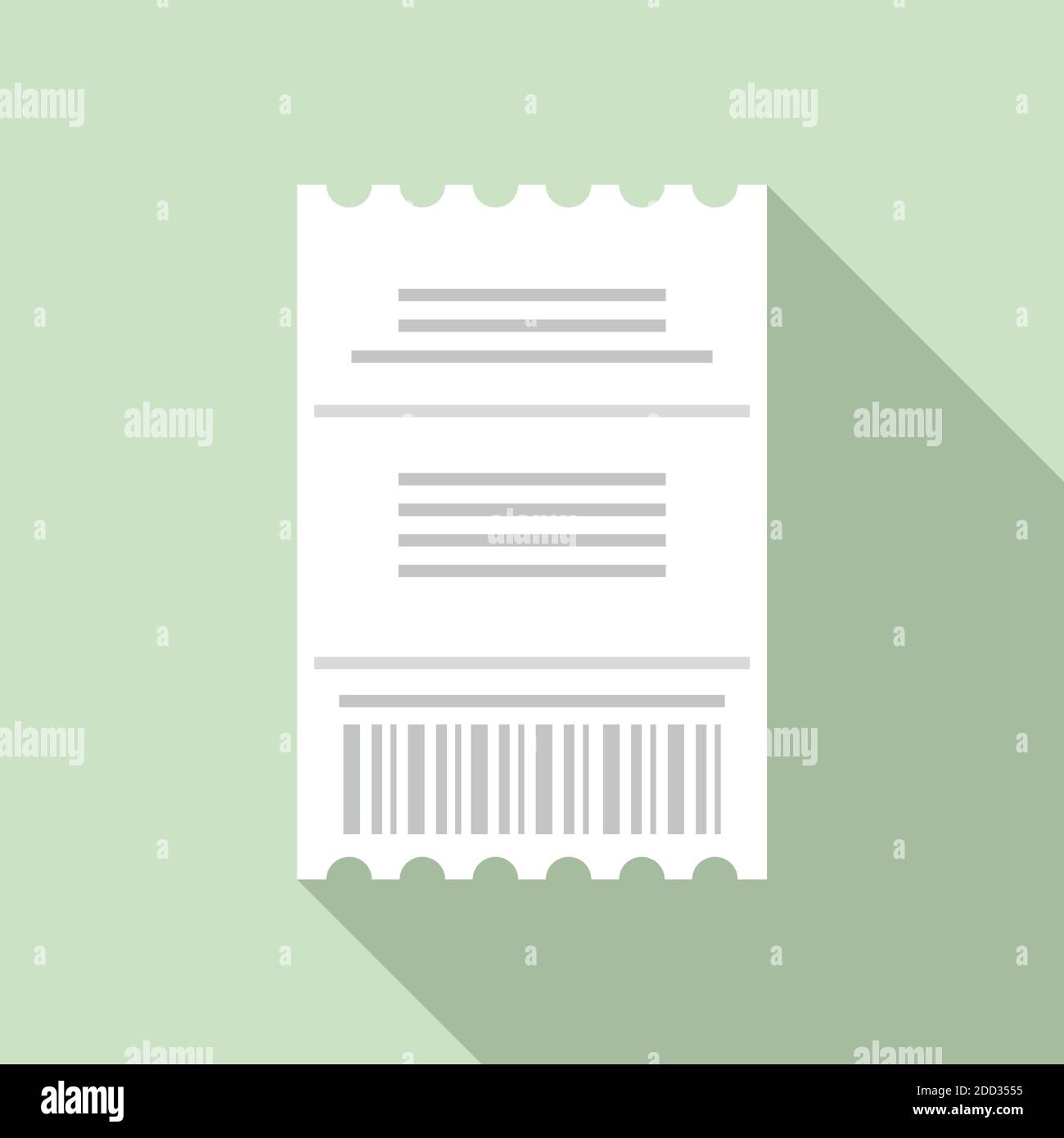 Duty free pay check icon, flat style Stock Vector Image & Art - Alamy