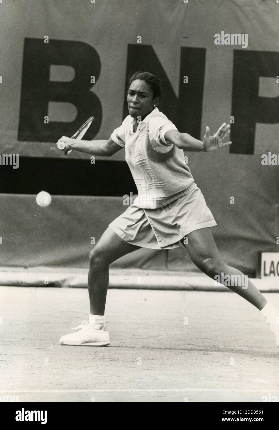American tennis player Zina Garrison, Roland Garros, France 1986 Stock ...