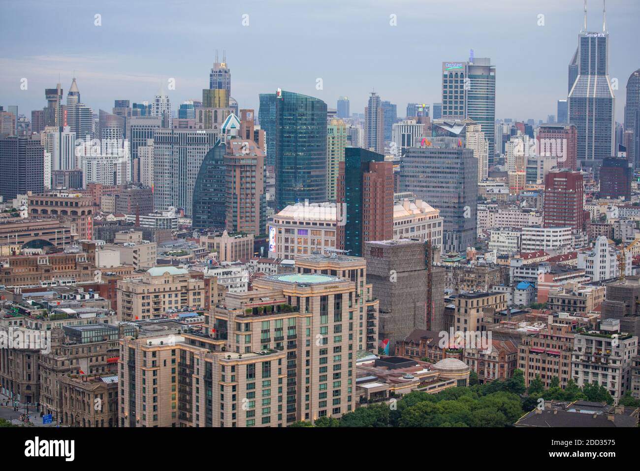 Shanghai urban construction Stock Photo - Alamy
