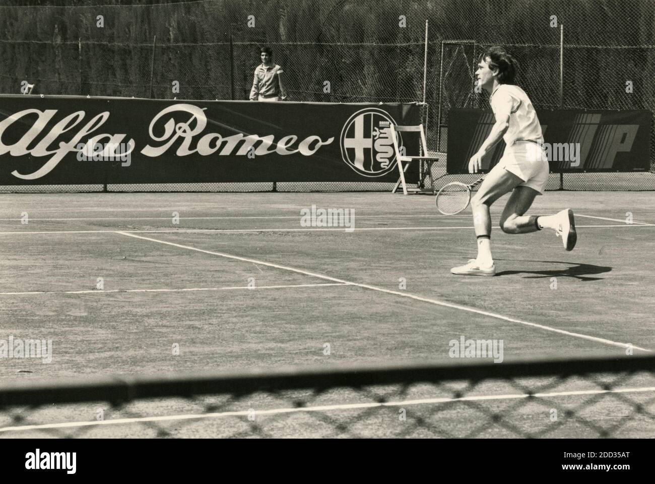 Croatian tennis player Zeljko Franulovic, 1980s Stock Photo - Alamy