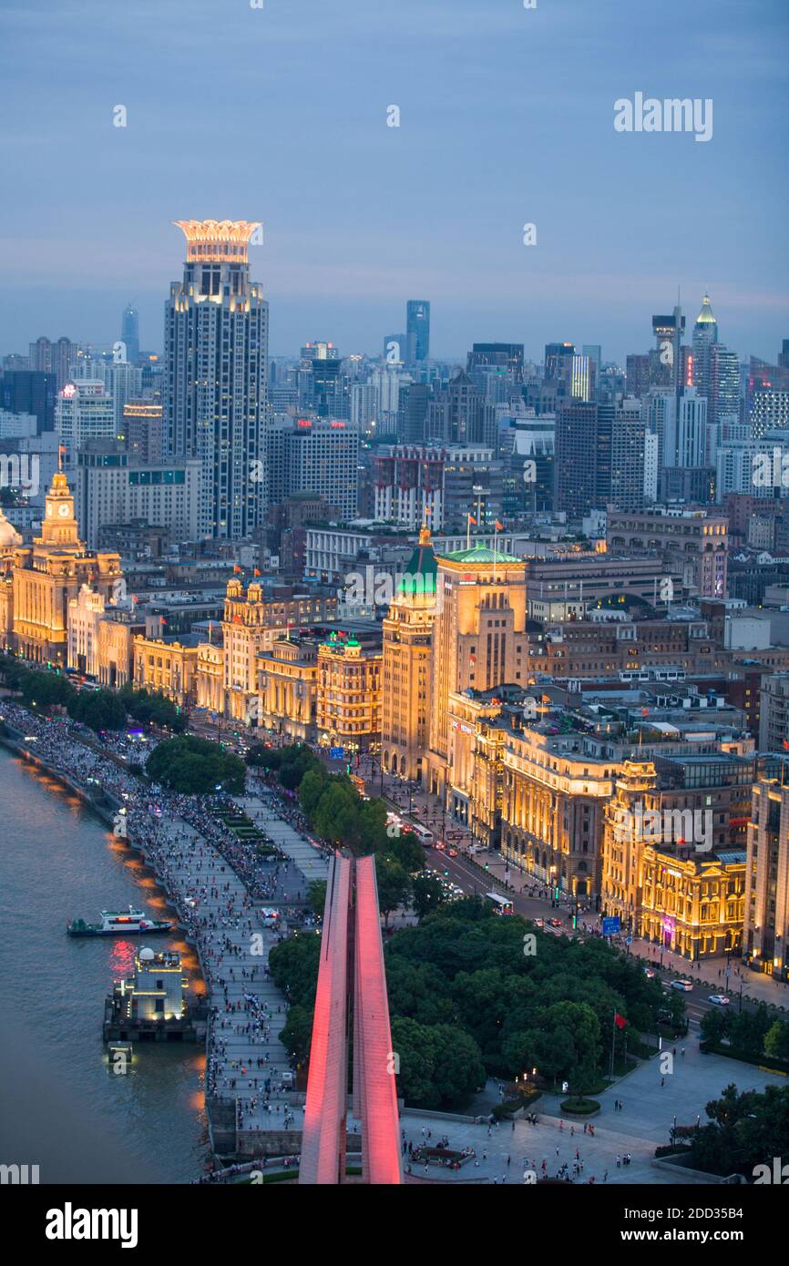 Shanghai urban construction Stock Photo - Alamy