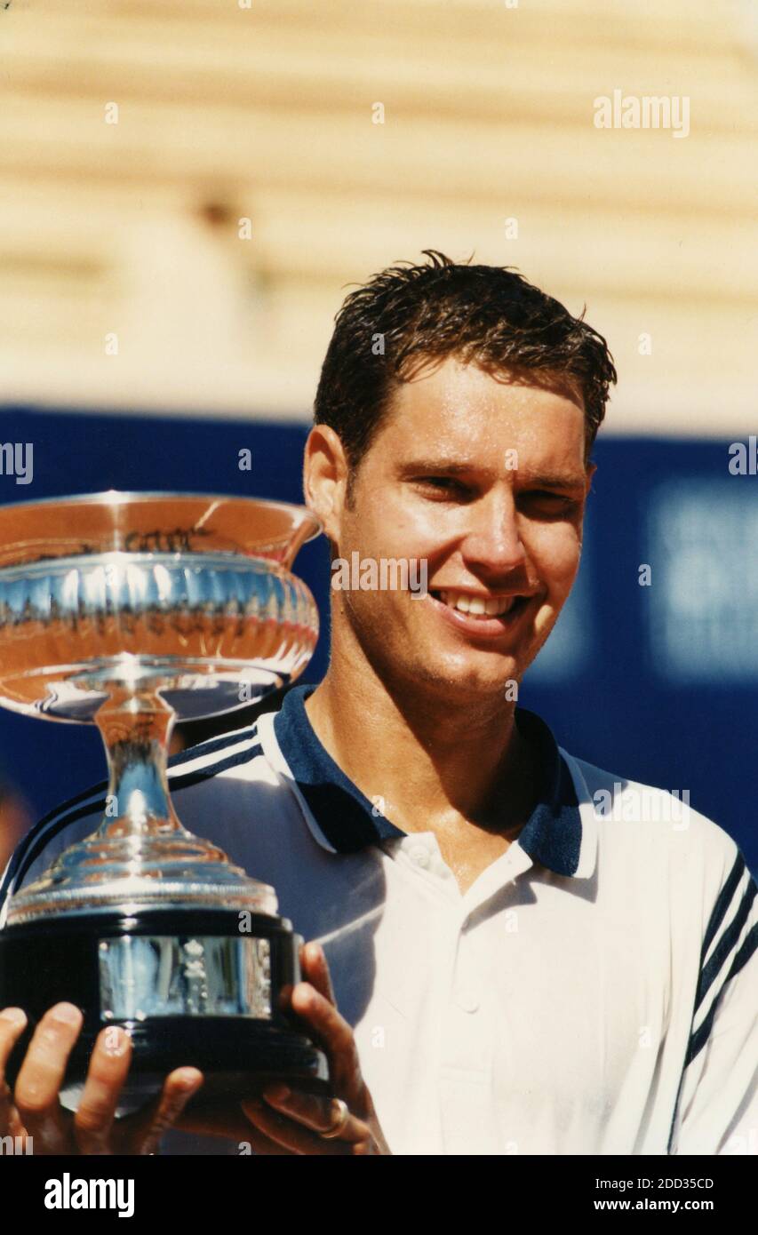German tennis player Marc-Kevin Goellner, Marbella Open 1996 Stock ...