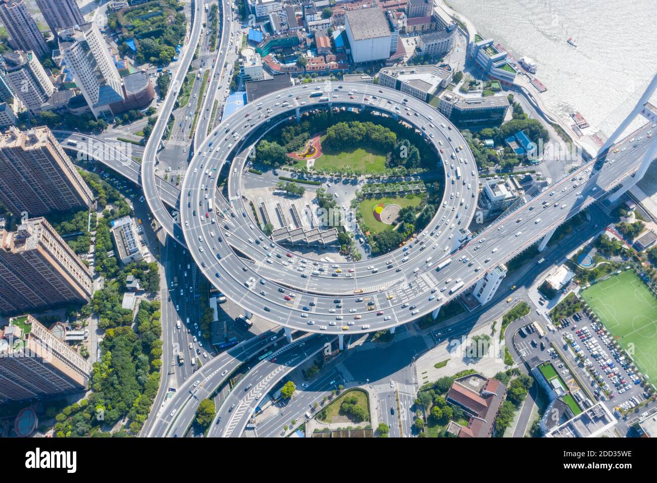 Shanghai Nanpu Bridge Stock Photo - Alamy