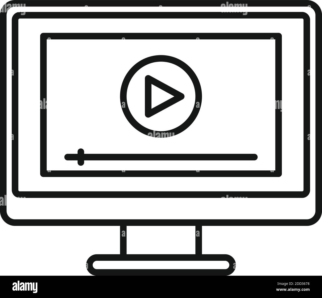 Monitor screen recording icon, outline style Stock Vector Image & Art ... Monitor screen recording icon, outline style Stock Vector Image & Art ...