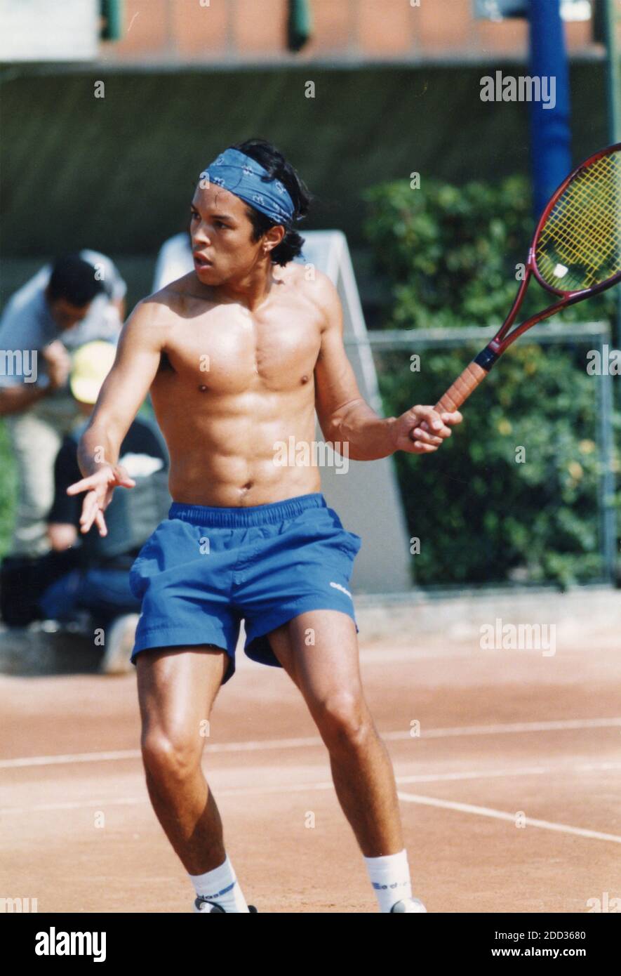 Moroccan tennis player Hicham Arazi, 1997 Stock Photo - Alamy