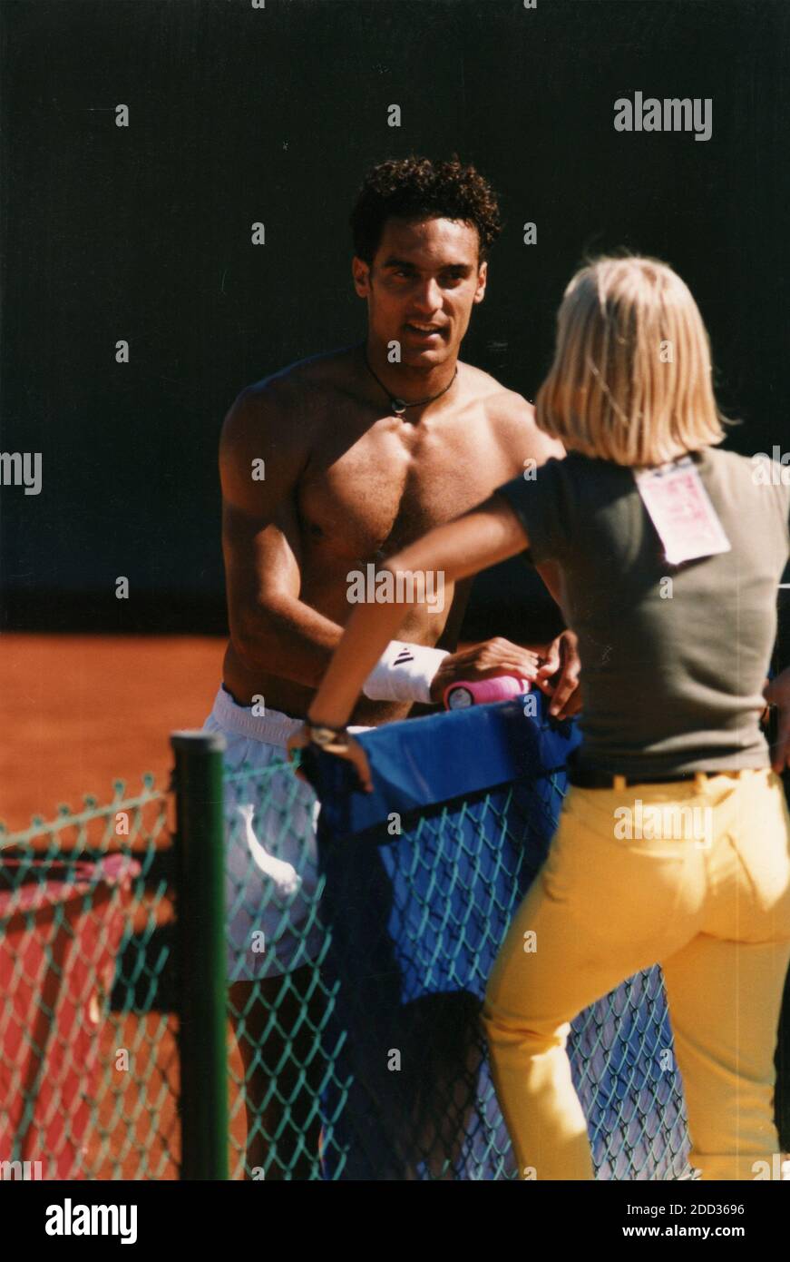 Moroccan tennis players Karim Alami, 1996 Stock Photo - Alamy