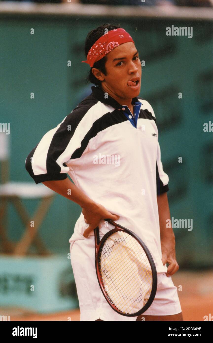 Moroccan tennis player Hicham Arazi, 1997 Stock Photo - Alamy