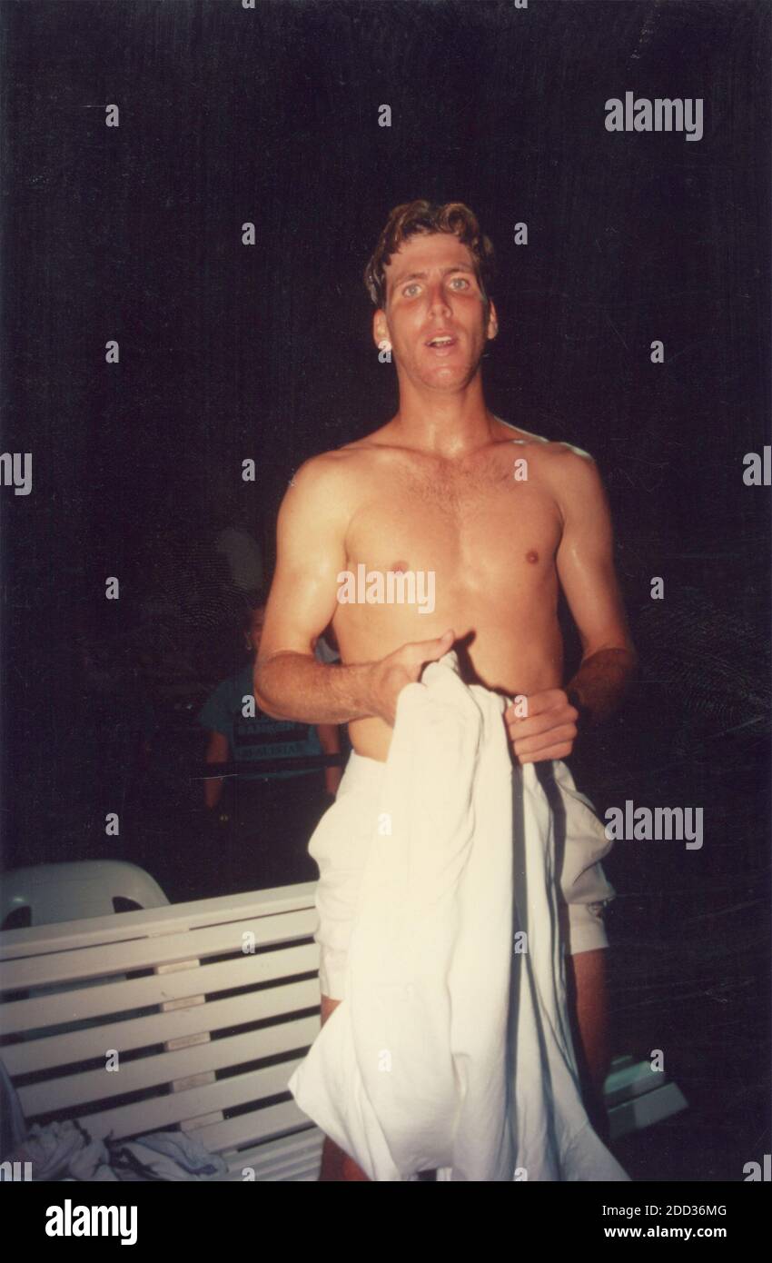 American tennis player Ivan Baron, 1990s Stock Photo - Alamy