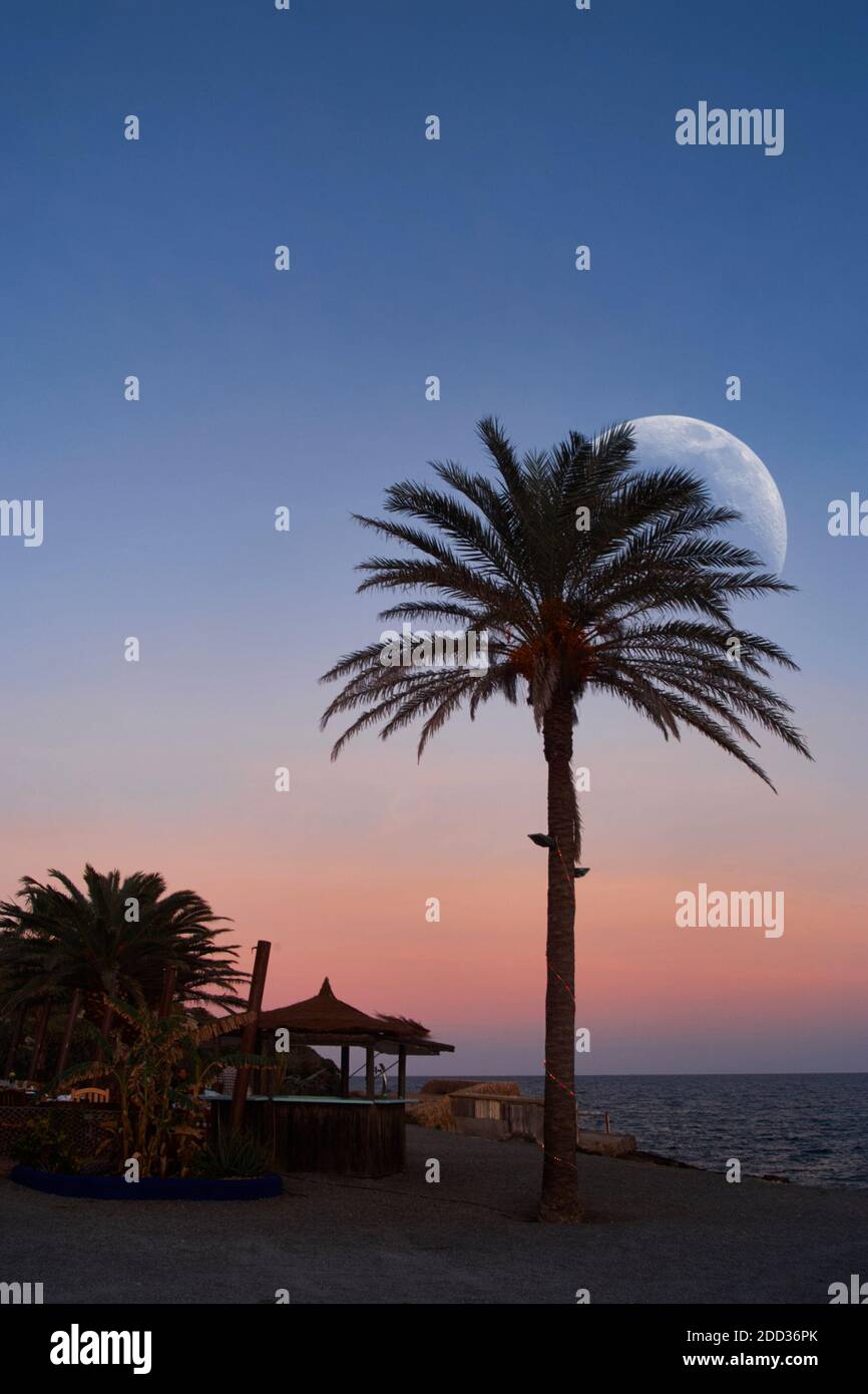 Moon beach ibiza hi-res stock photography and images - Alamy