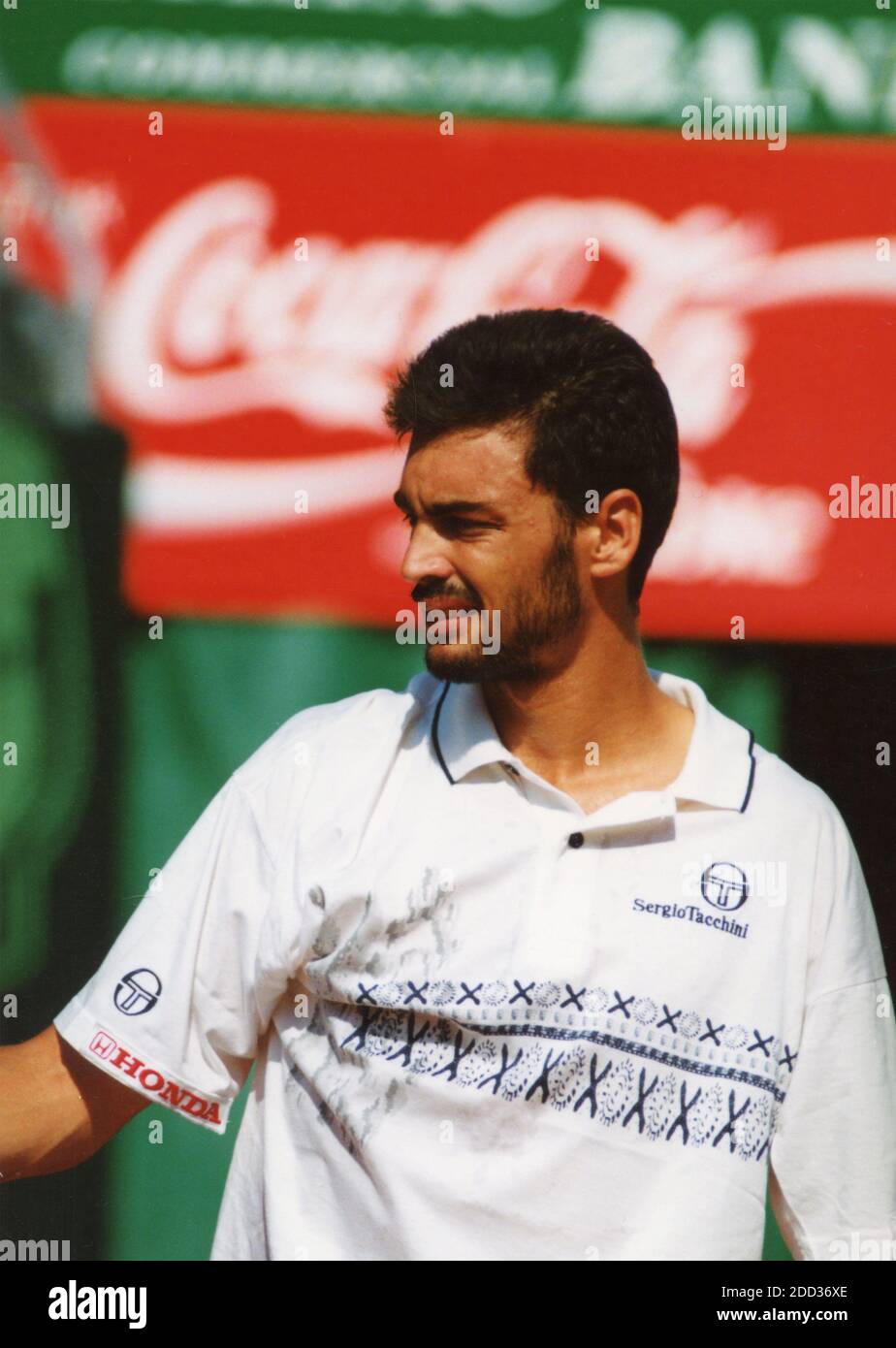 Spanish tennis player Sergi Bruguera, 1990s Stock Photo - Alamy