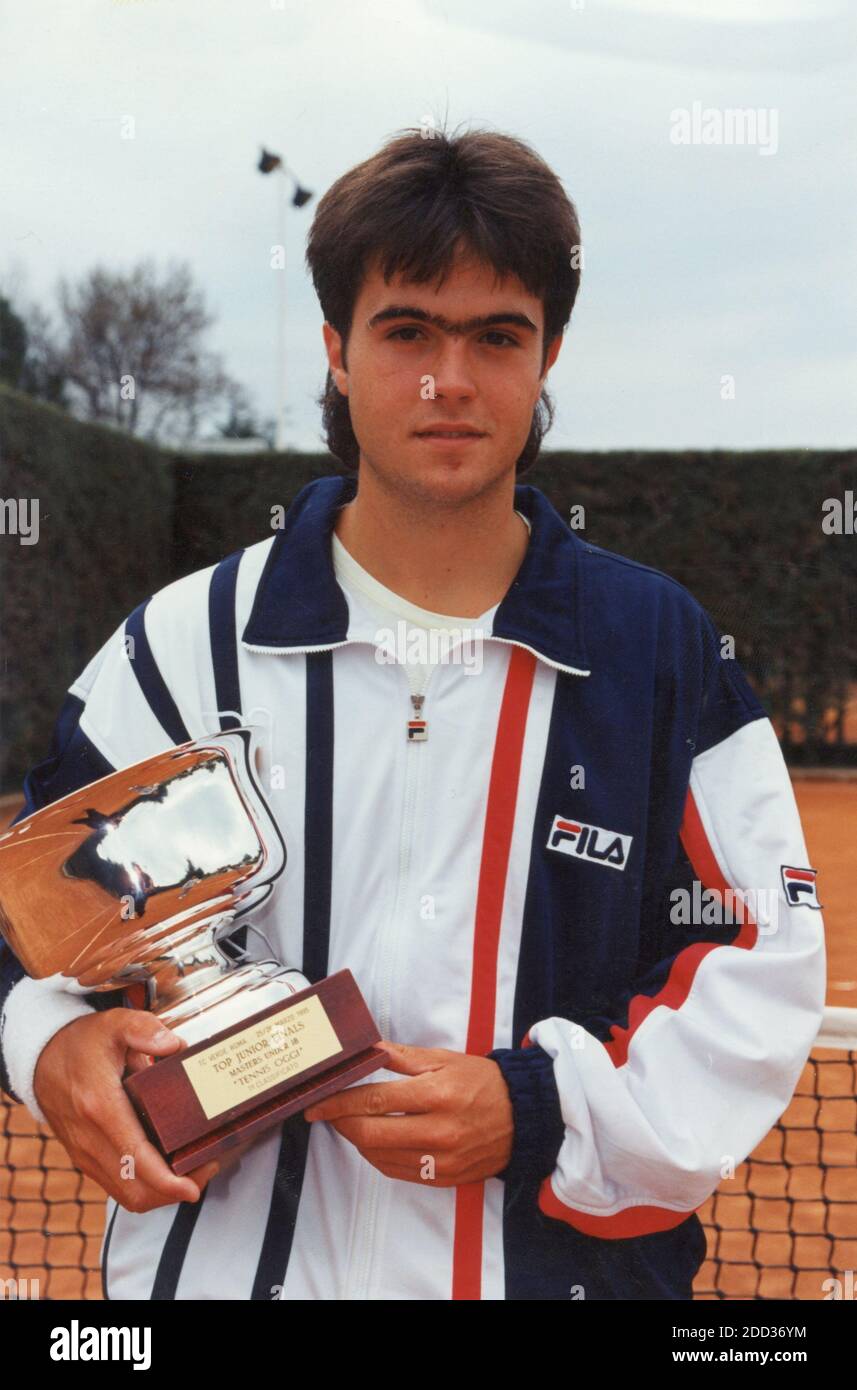 Italian tennis player Daniele Bracciali, 1990s Stock Photo - Alamy