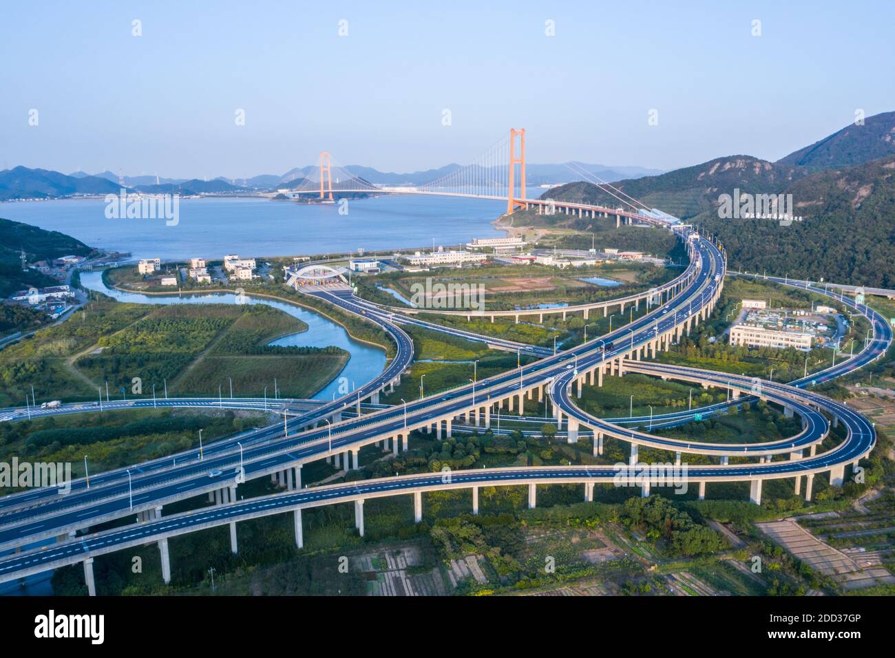 Xihoumen bridge hi-res stock photography and images - Alamy