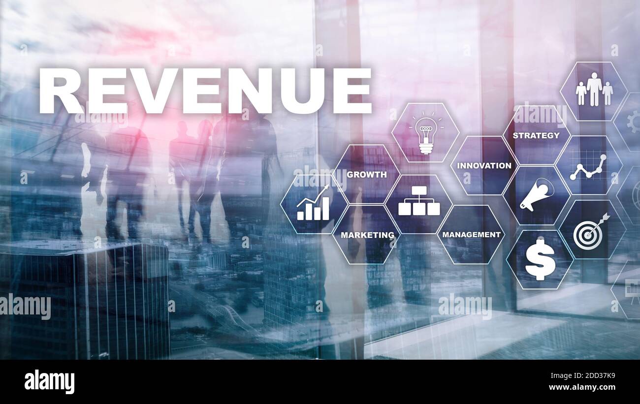 Increase revenue concept. Planing growth and increase of positive ...