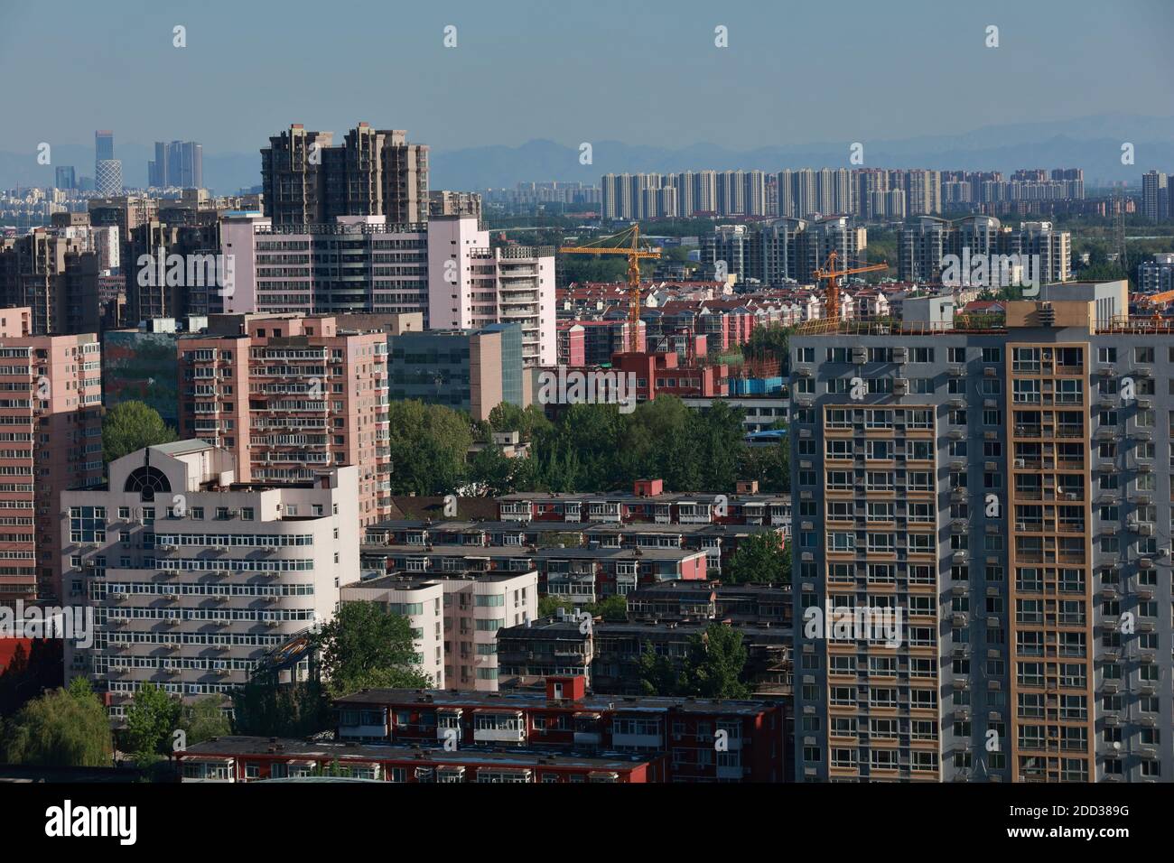 Beijing east rings of buildings Stock Photo - Alamy