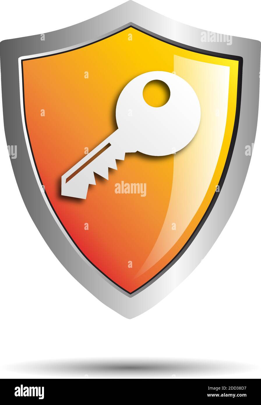 Vector sign security shield hi-res stock photography and images - Alamy