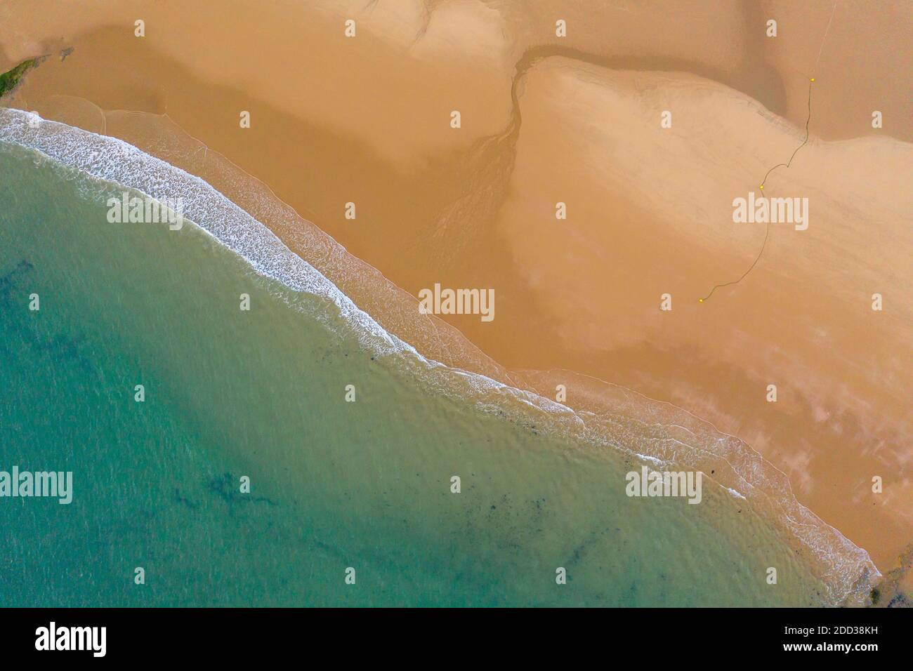 Jard-sur-Mer (western France): aerial view of the beach “plage de la ...