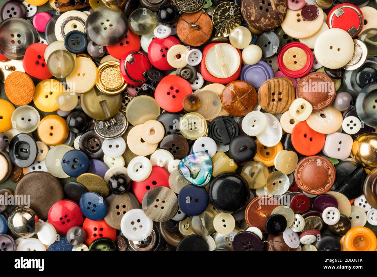 Variety of buttons full background Stock Photo - Alamy