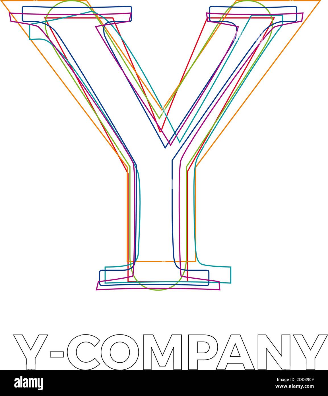 Vector sign linear letter Y Stock Vector Image & Art - Alamy