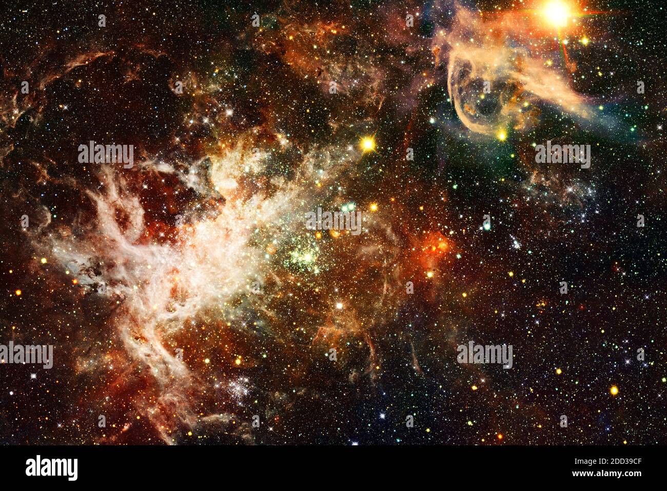 Cluster of stars. Starfield. Nebula. Elements of this image furnished ...