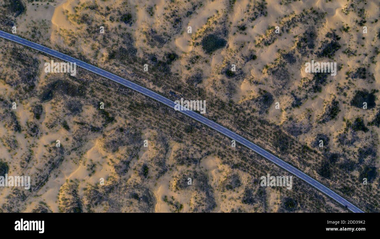 Inner Mongolia erdos seven xinghu desert ecological tourist attraction ...