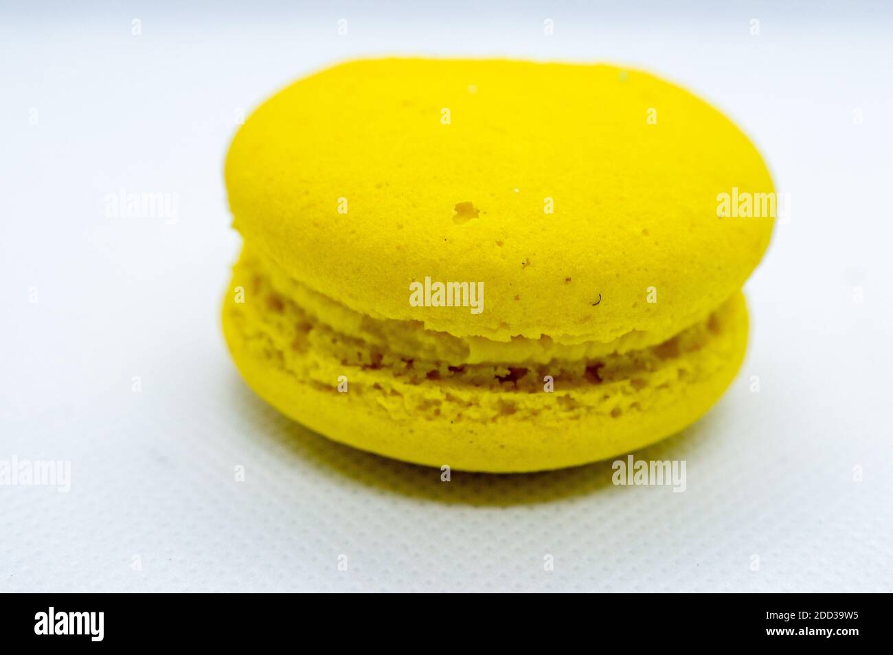 Macaroni, bake, yellow on a white background. Close up. Isolated Stock ...