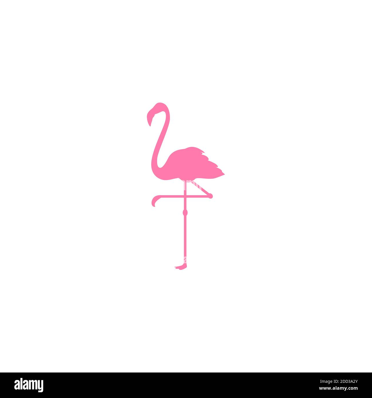 Pink Flamingo logo. Animal World. Tropical bird icon. Colorful cute ...