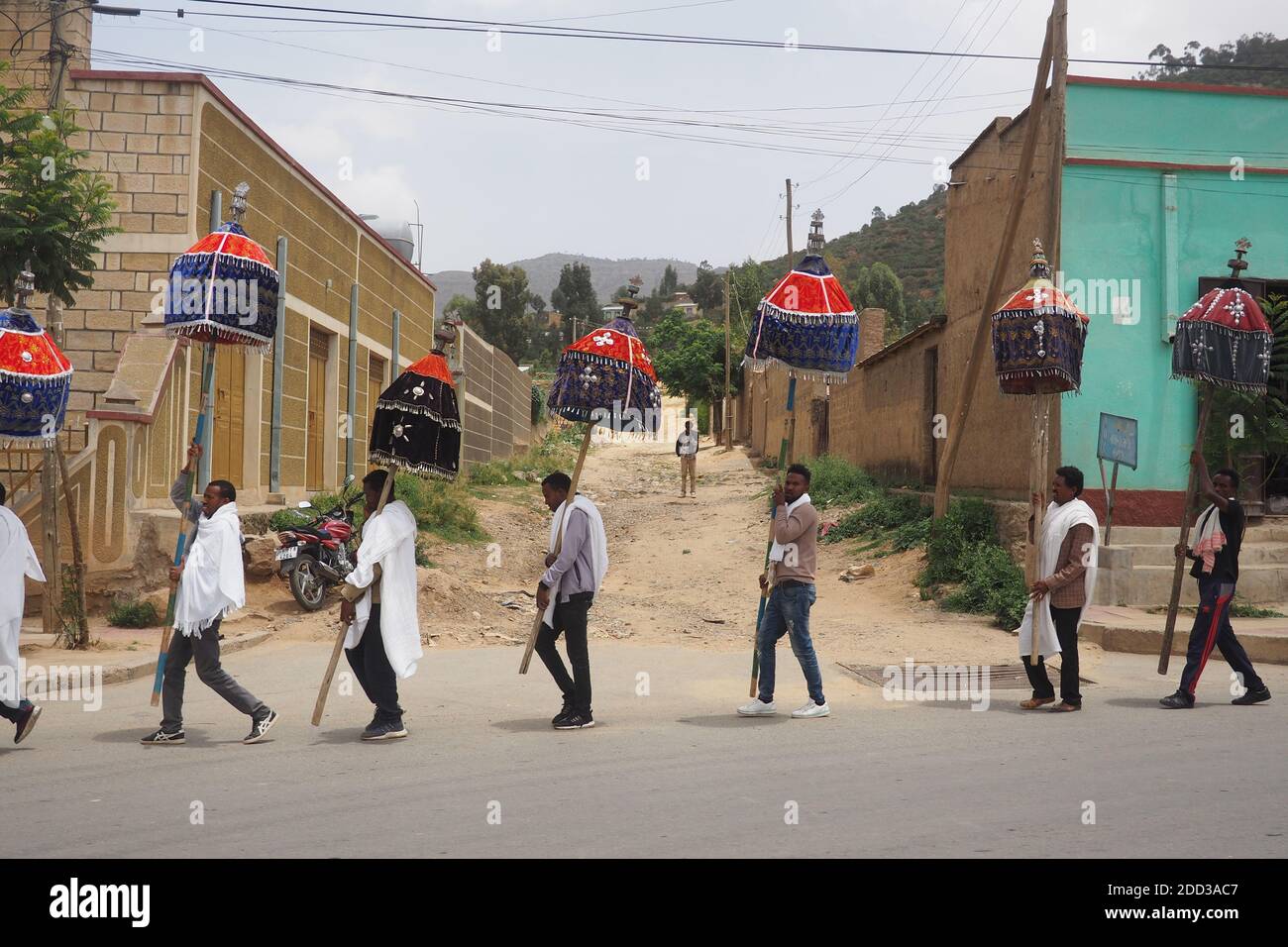 Mekele, Tigray, Ethiopia - 19 august 2019 : Religious ceremony in ...