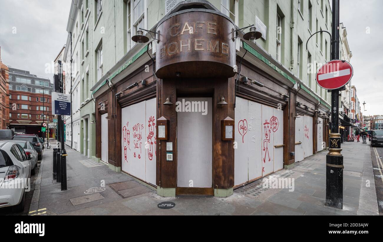 Graffiti in soho london hi-res stock photography and images - Alamy