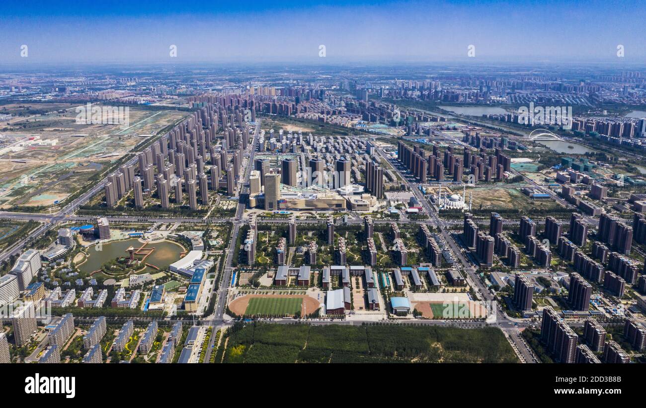 Yinchuan read the gulf's central business district is located in the ...