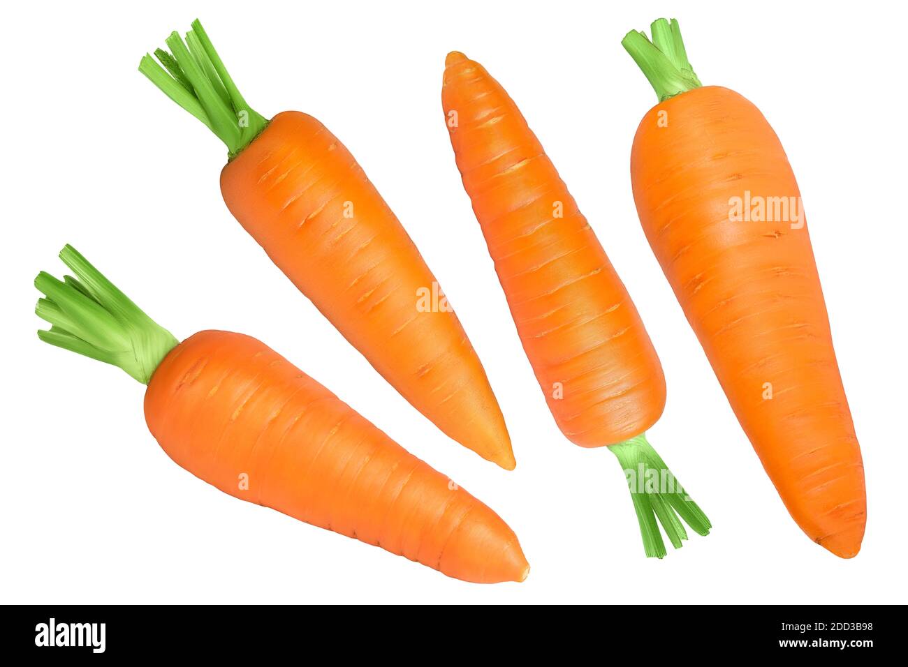 Carrot isolated on white background with clipping path and full depth ...