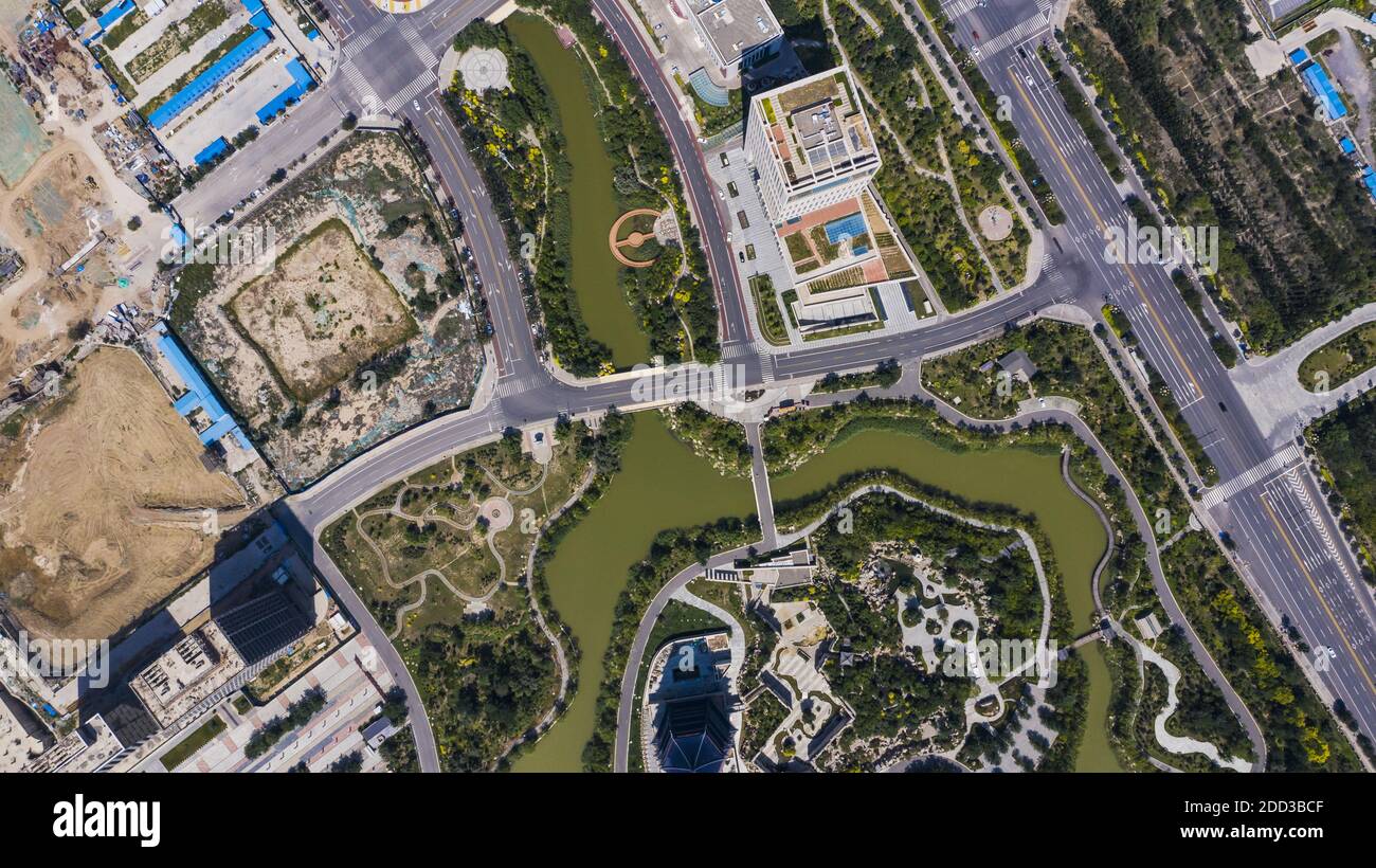 Yinchuan read the gulf's central business district is located in the ...