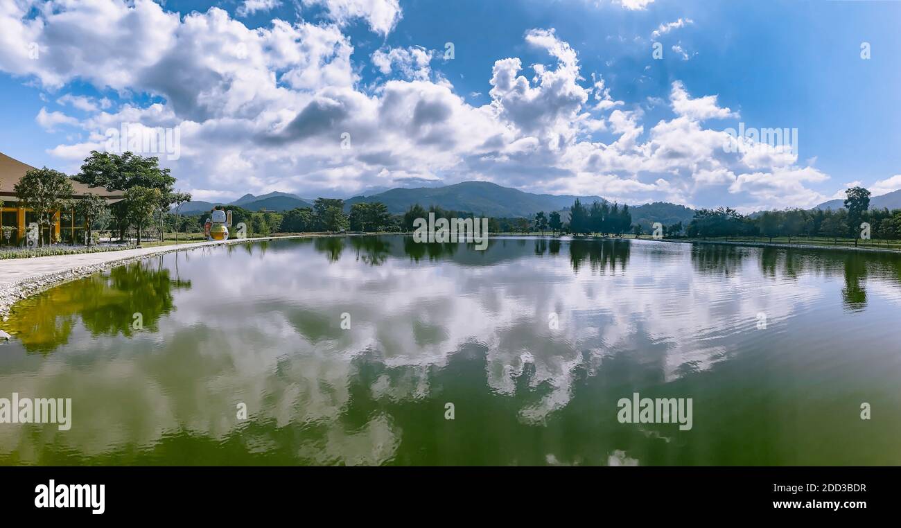 Hinoki land japan attraction in Chai Prakan District, Chiang Mai, Thailand, south East Asia ...