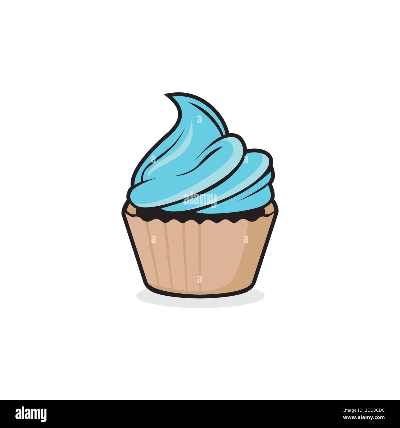 Cupcake cartoon design illustration vector eps format , suitable for ...