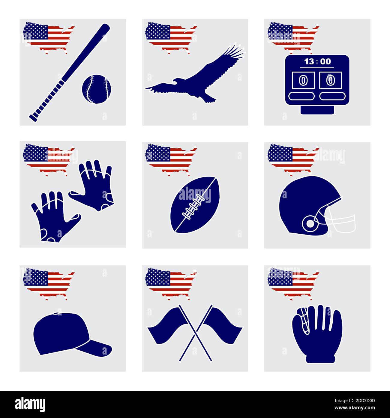 Popular sports map Stock Vector Images - Alamy