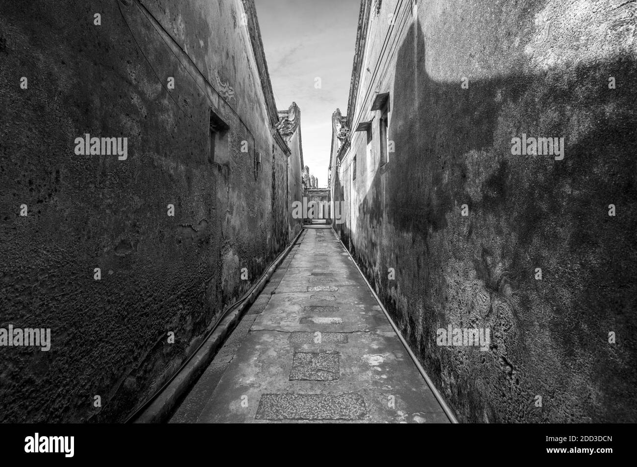 Stone ancient road path Black and White Stock Photos & Images - Alamy