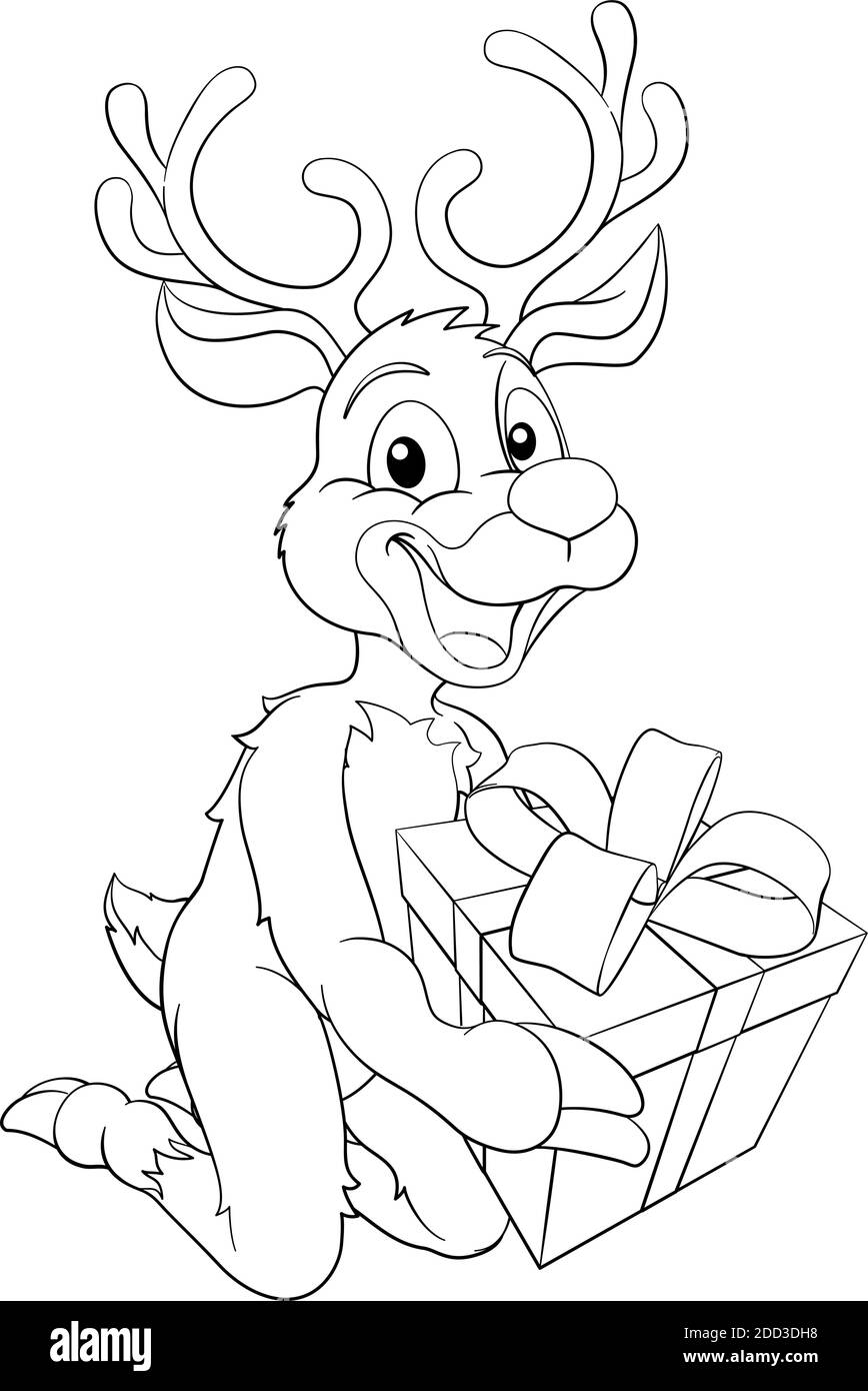 Cartoon gift Black and White Stock Photos & Images - Alamy