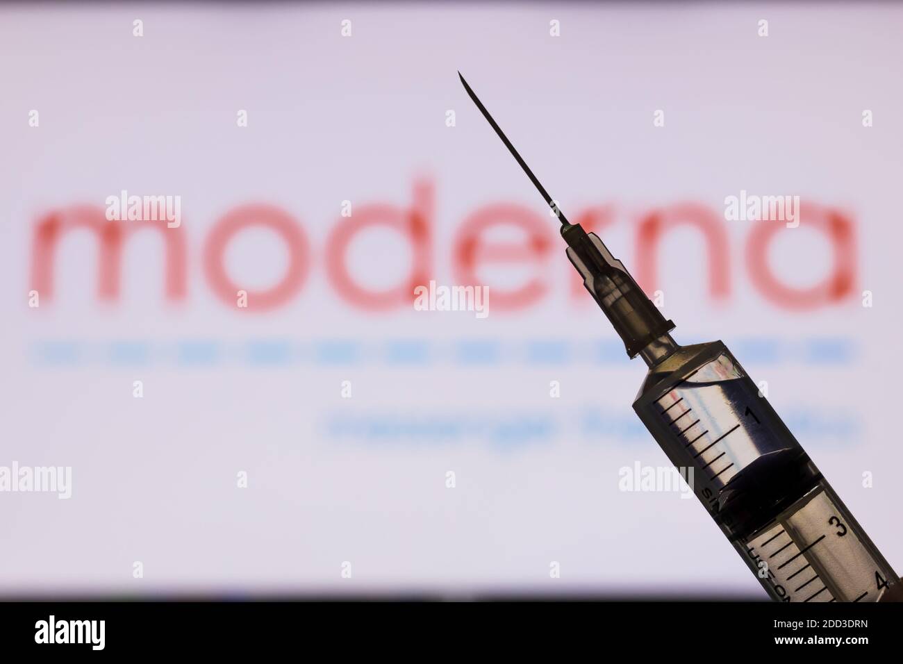 Kathmandu, Nepal - November 24 2020: Syringe Injection infront of ...