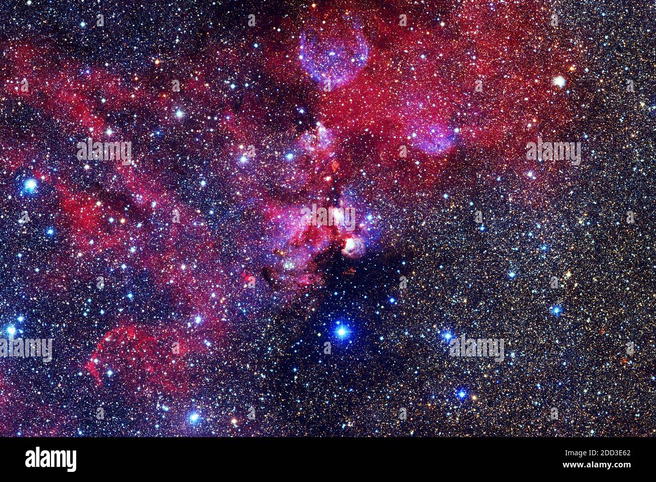 Cluster of stars. Starfield. Nebula. Elements of this image furnished ...