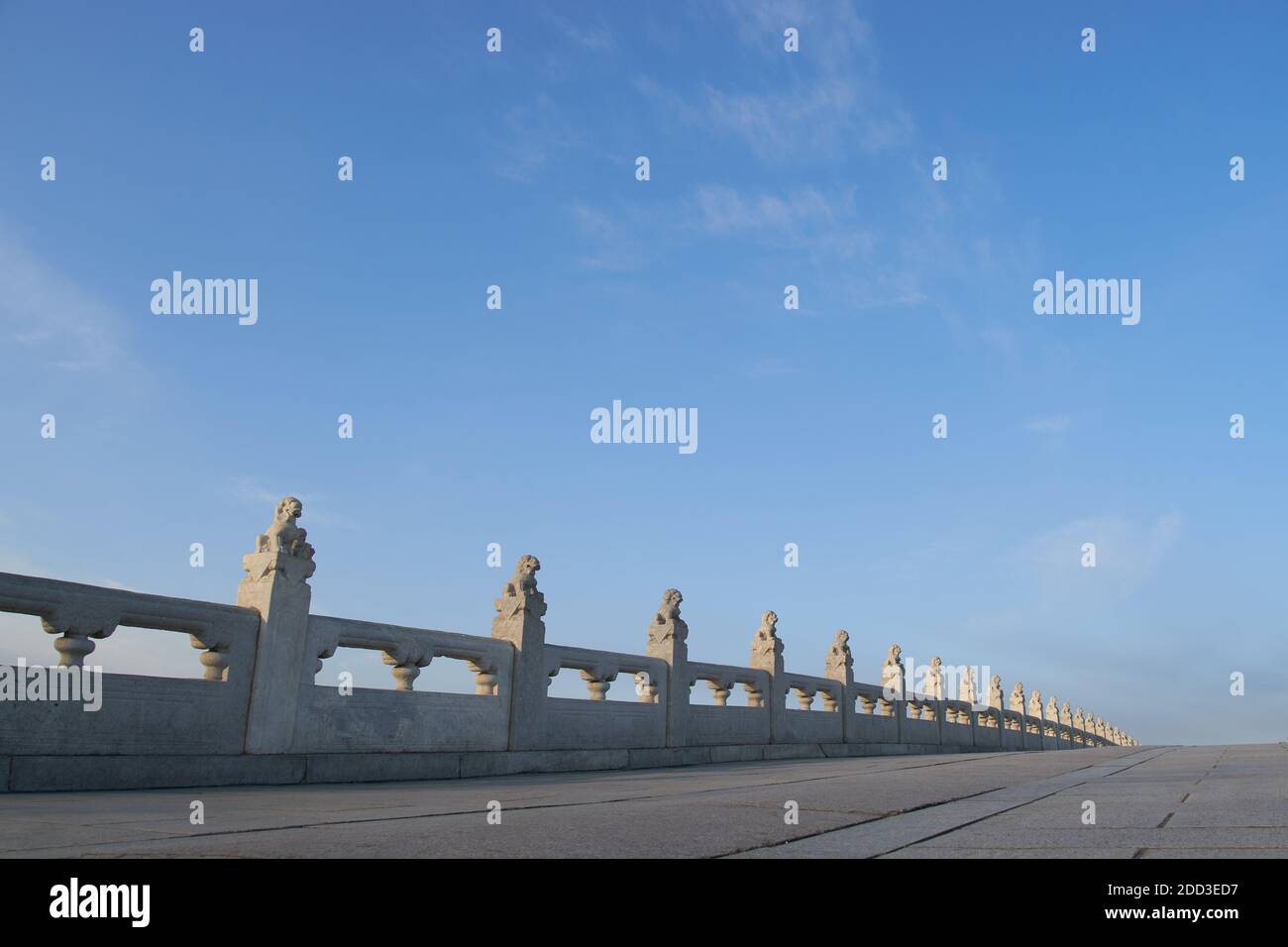 Beijing is the Summer Palace the marble seventeen-arch bridge which ...