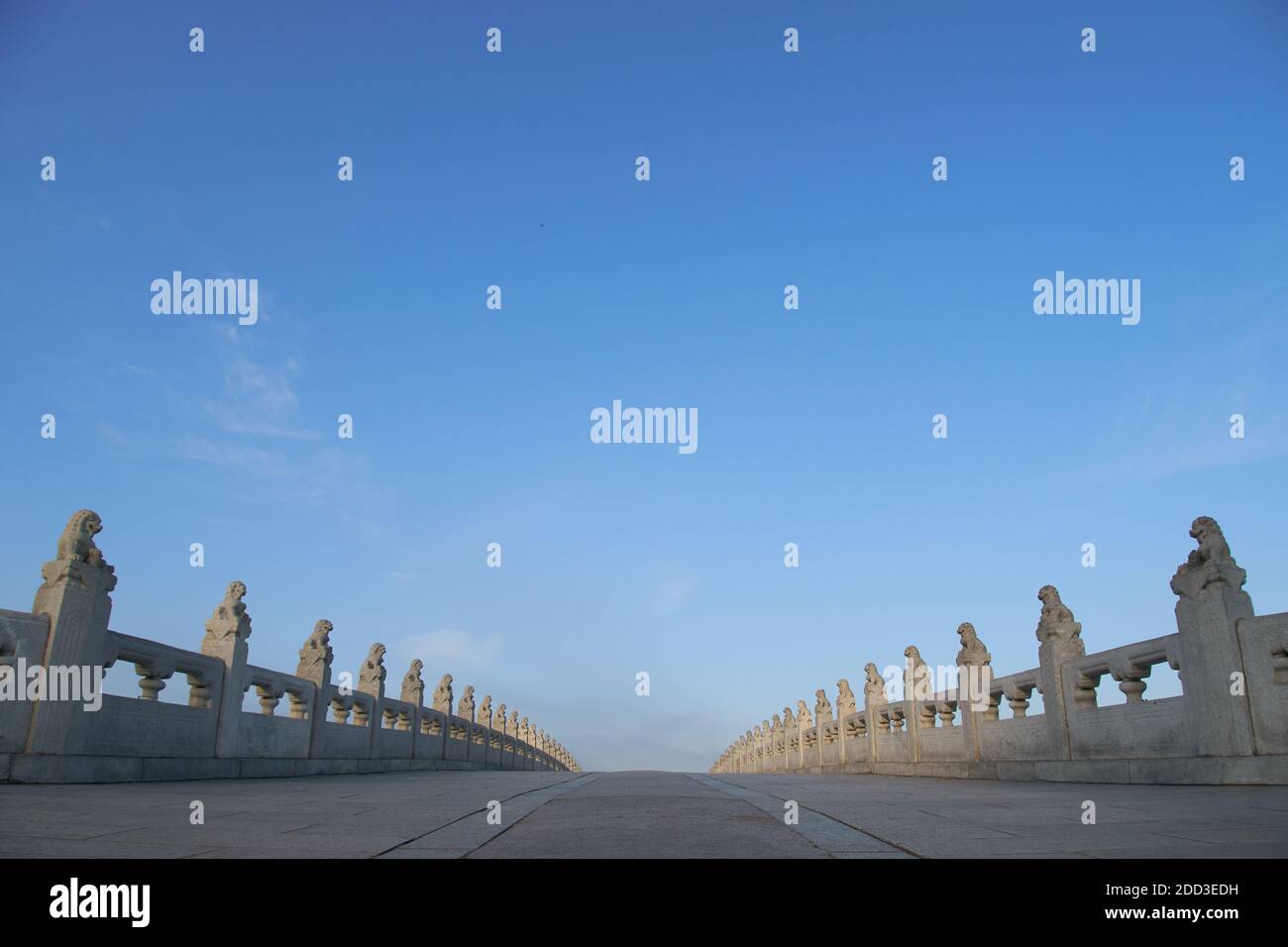 Beijing is the Summer Palace the marble seventeen-arch bridge which ...