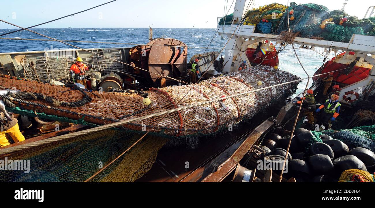 Deep-sea fishing in the Norwegian Sea on board the trawler “Grande ...