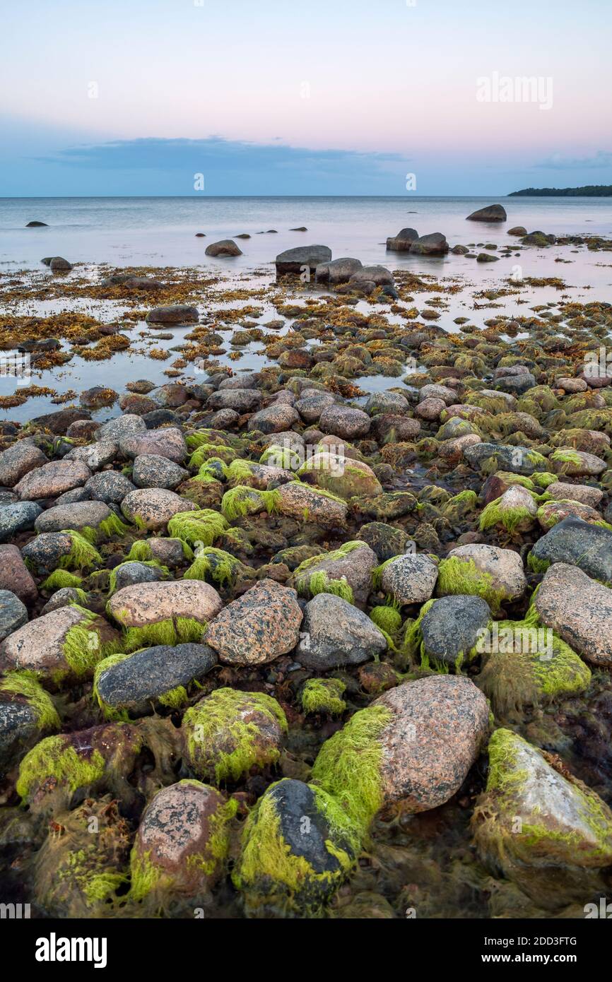 geography / travel, Sweden, Skane, Kivik, calculus at Baltic Sea beach ...