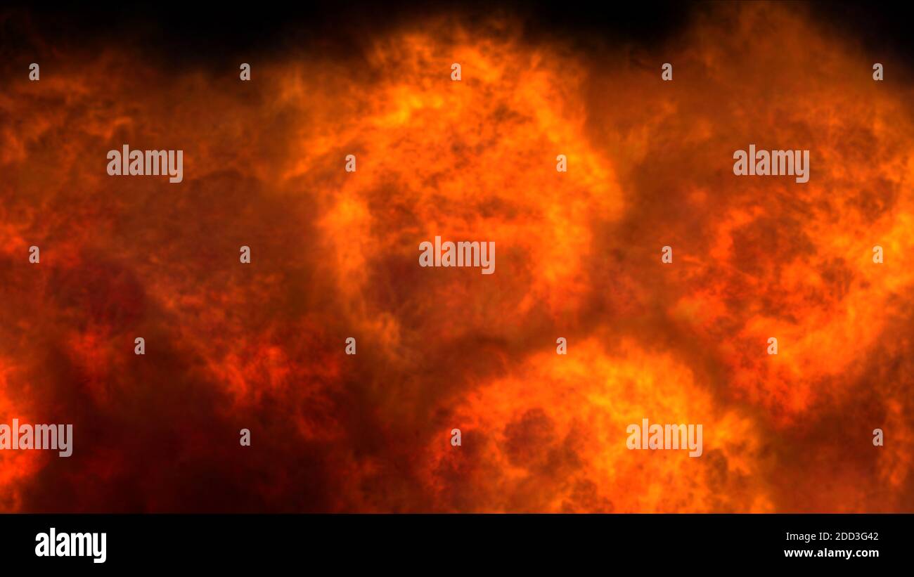 explosion fire ball abstract texture, render illustration Stock Photo ...