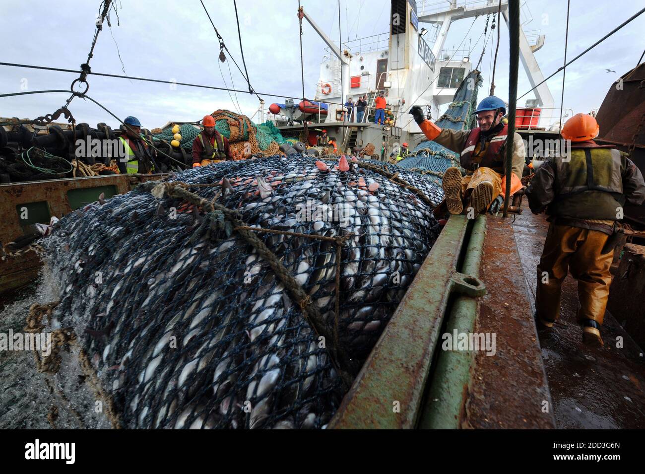 Deep-sea fishing in the Norwegian Sea on board the trawler “Grande ...