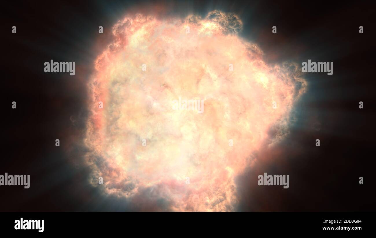 explosion fire ball abstract texture, render illustration Stock Photo ...