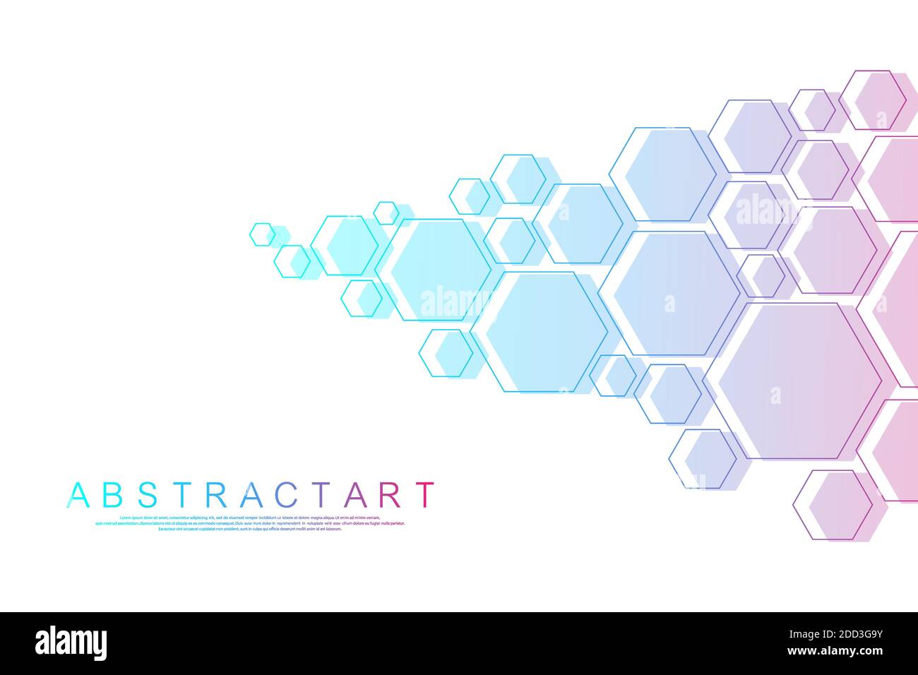 Molecular structure background. Science template wallpaper or banner ...